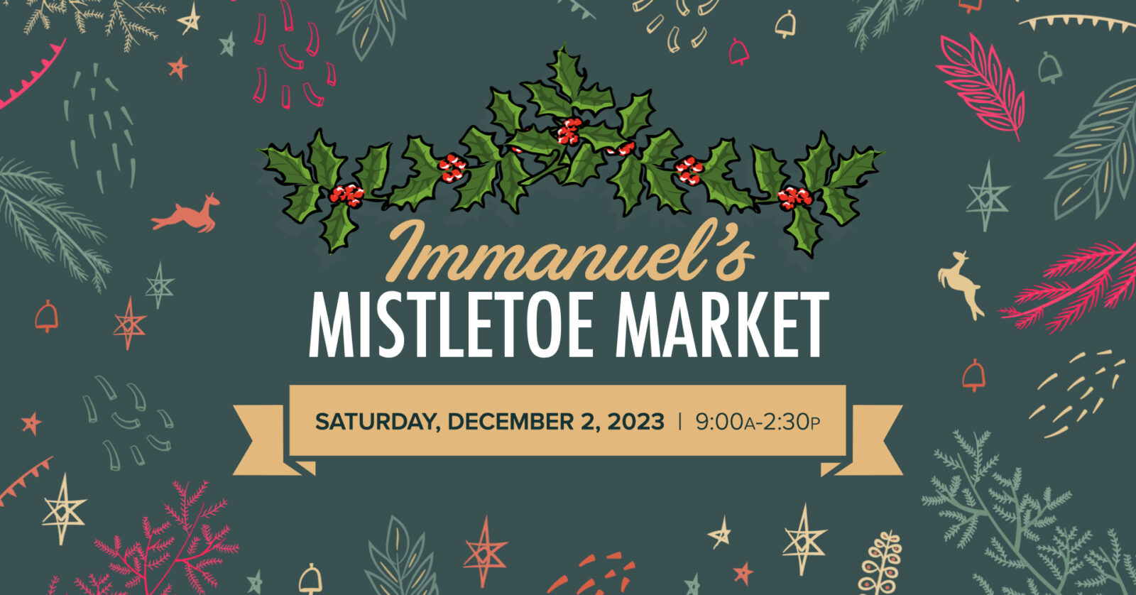 Immanuel's Mistletoe Market - Craft Fair & Cookie Sale | Daily Dodge
