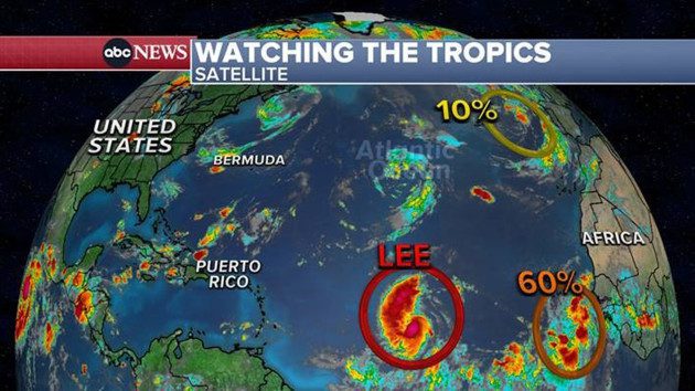 Tropical Storm Lee: Projected path, maps and hurricane tracker | Daily ... Tropical Storm Lee: Projected path, maps and hurricane tracker | Daily ...