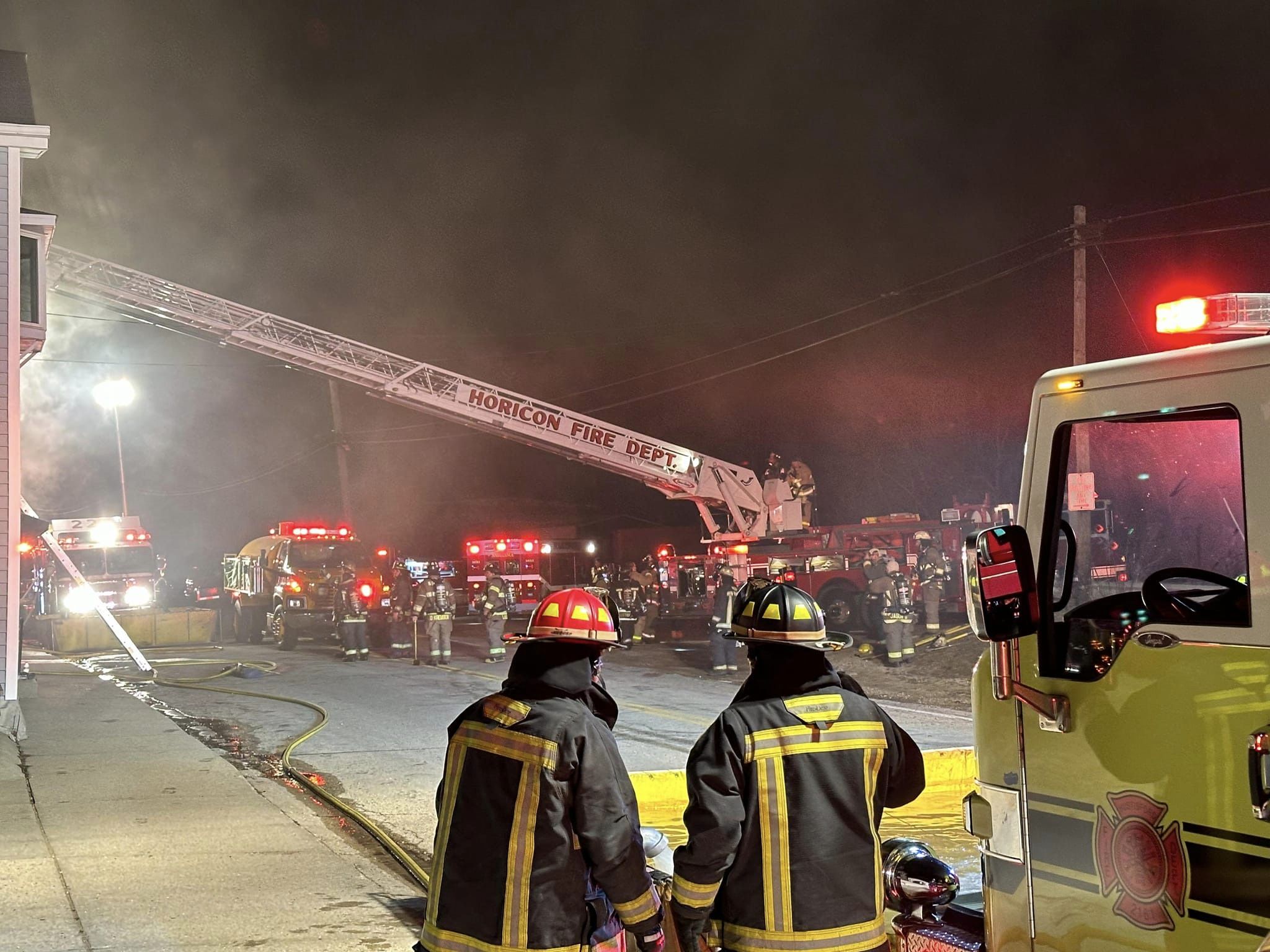 Several Dodge County Fire Departments Respond To Blaze At Woodland Bar ...