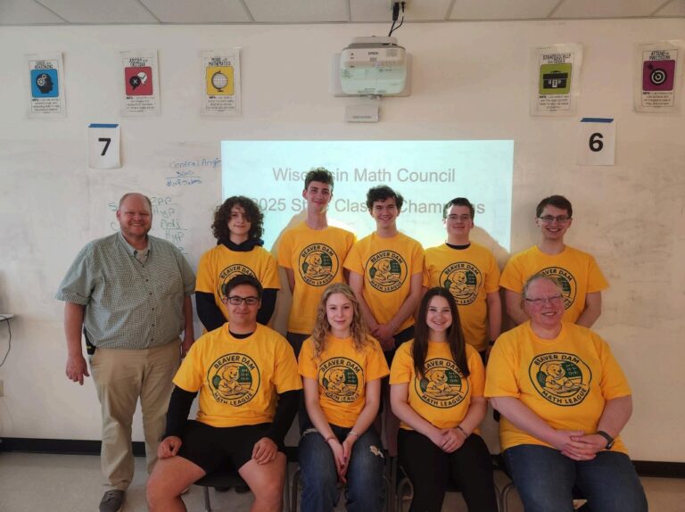 Beaver Dam High School Math Team Takes First Place In State Competition ...